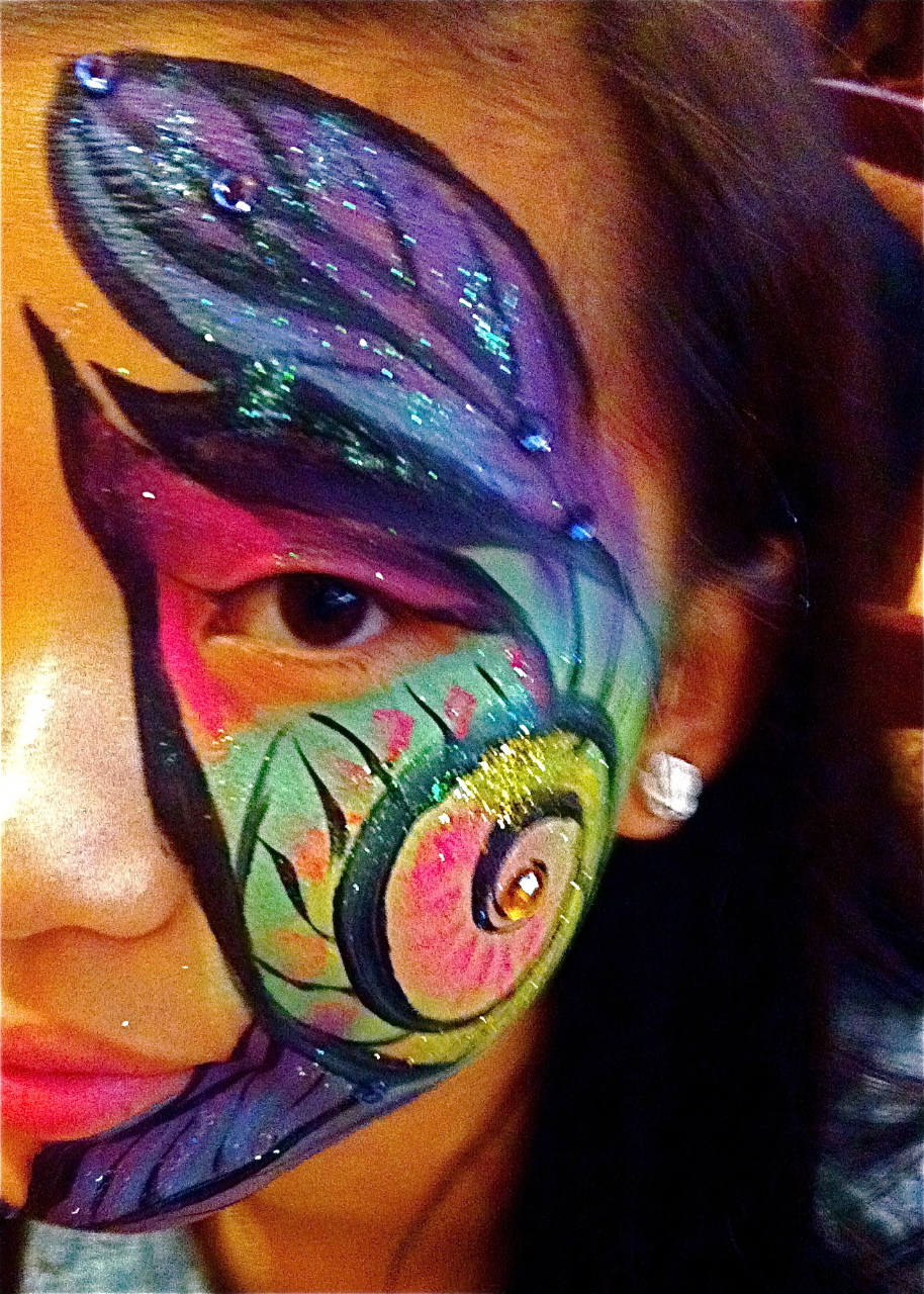 Half Face Painting Ideas